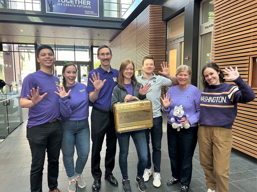 UW Foster Team Wins 5th Consecutive MBA Challenge for Charity